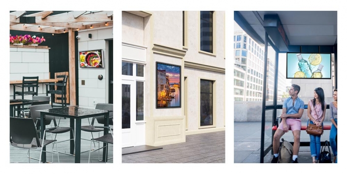 Outdoor Wall Mount Digital Signage Displays